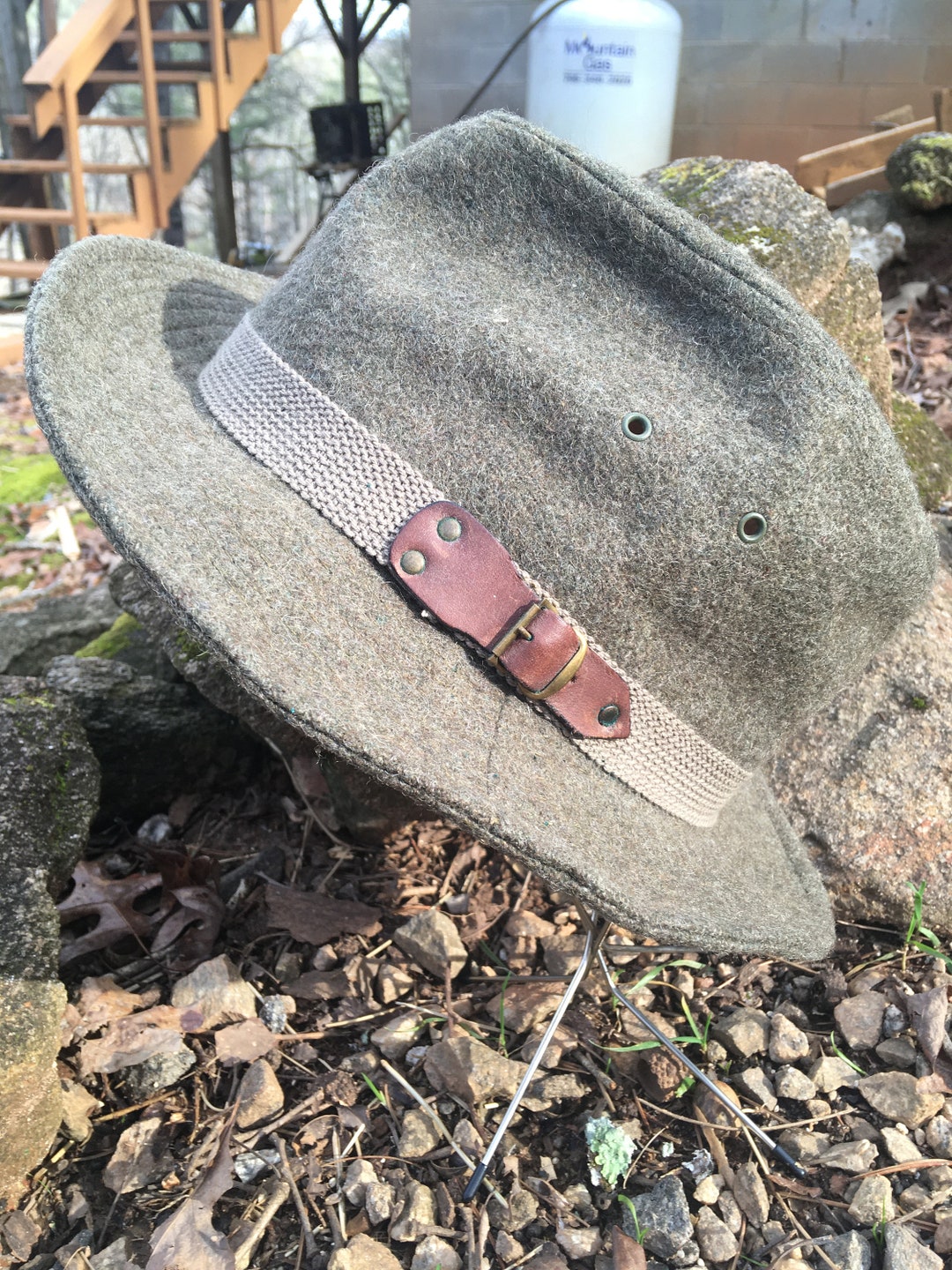 Vintage (60s) Wool Men's Crushable Fedora Hat Made in USA for ...