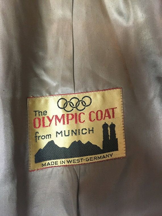 1974 Olympic Camel hair/Wool Coat. Made in Munich W.… - Gem