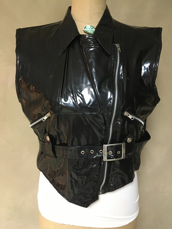 Vintage 80s-90s Plastic Bikers Vest. Rare. by Gaby. Metal - Etsy