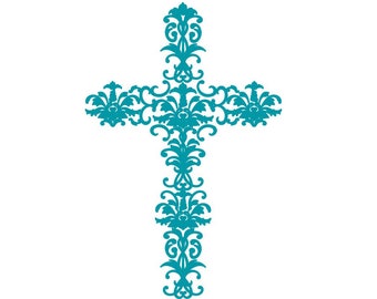 Decorative Cross Svg | Etsy