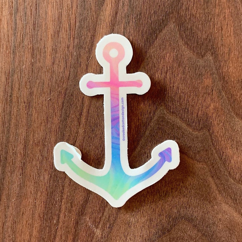 Anchor Sticker - Etsy
