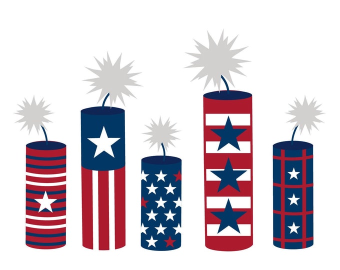 SVG CLIPART Firecrackers | Cutting Machine Art | Instant Download - Etsy