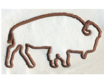 Buffalo Applique | Etsy