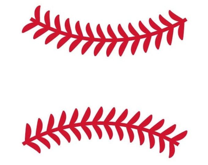 SVG CLIPART Curved Baseball or Fastpitch or Softball Stitches - Etsy