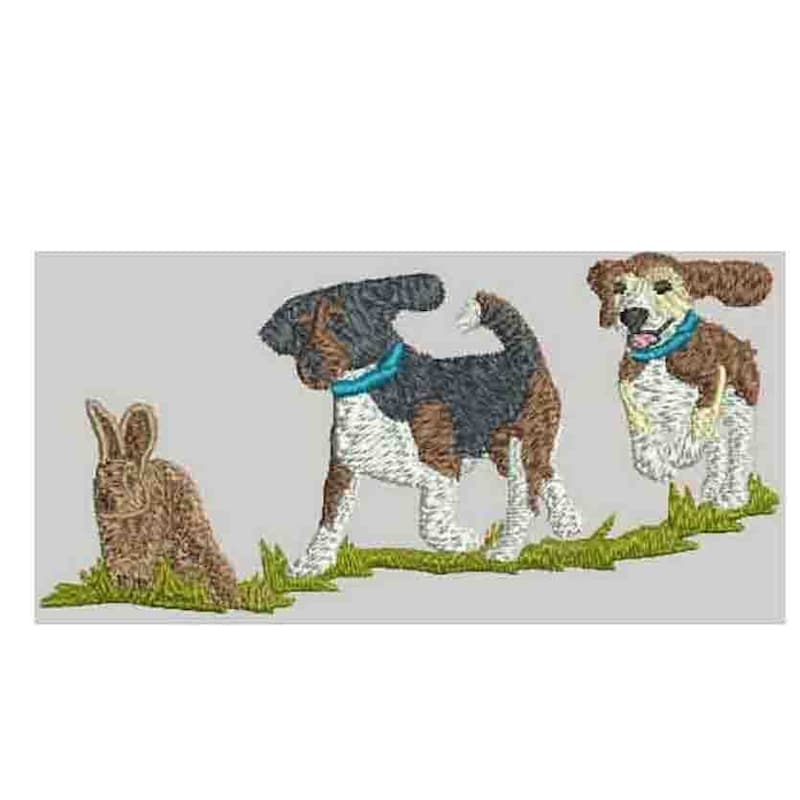 Beagle Embroidery - Etsy