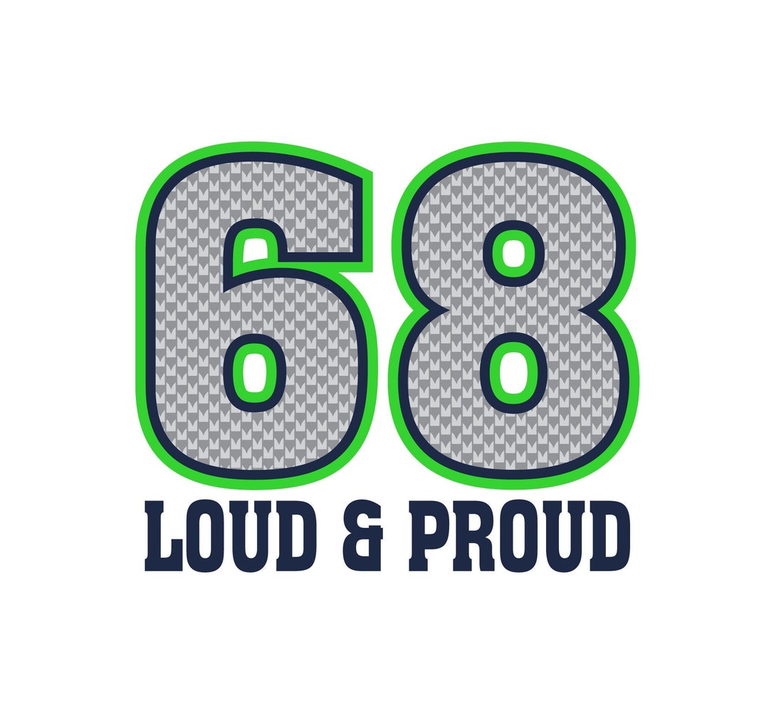 SVG CLIPART 12th Fan | Loud & Proud | Numbers | Seattle | Cutting ...