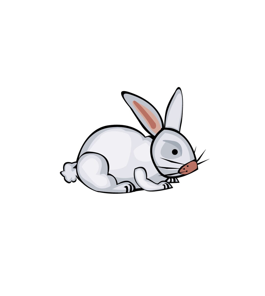 SVG Clipart Rabbit Cutting Machine Art Instant Download - Etsy