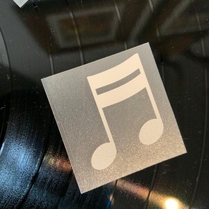 STICKER 1 Musical Note Sticker | Half Note, Eighth Note, Beamed Note ...
