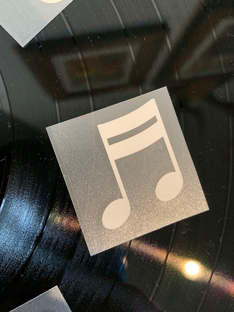 STICKER 1 Musical Note Sticker Half Note Eighth Note | Etsy