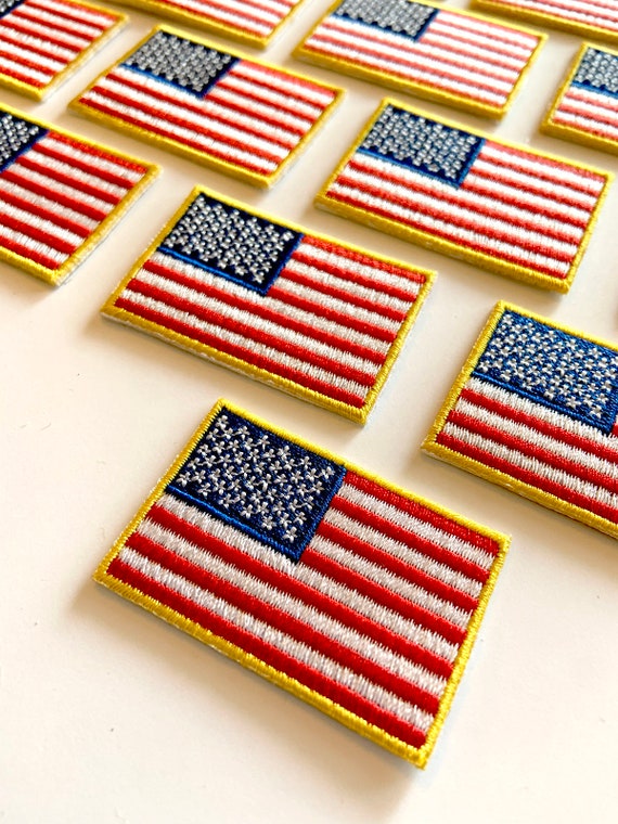 IRON ON PATCH Usa United States Flag 2w X 1.25t | Etsy