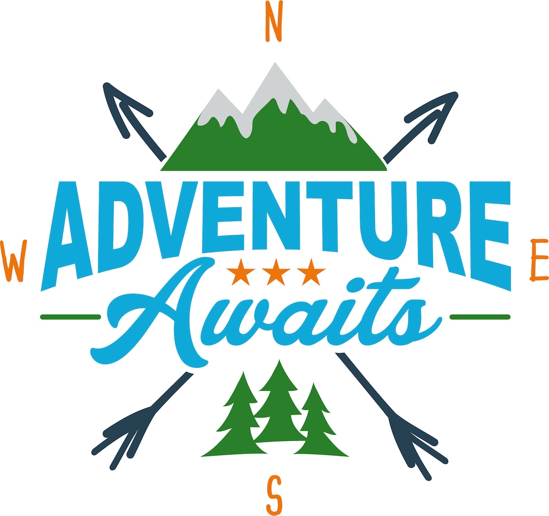 SVG CLIPART Adventure Awaits | Cutting Machine Art | Instant Download ...