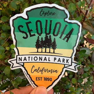 STICKER 1 Sequoia National Park | California | Sequoia Trees ...