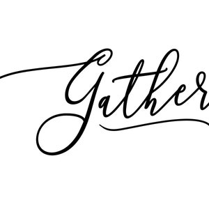 SVG CLIPART Gather | Holidays | Cutting Machine Art | Instant Download ...