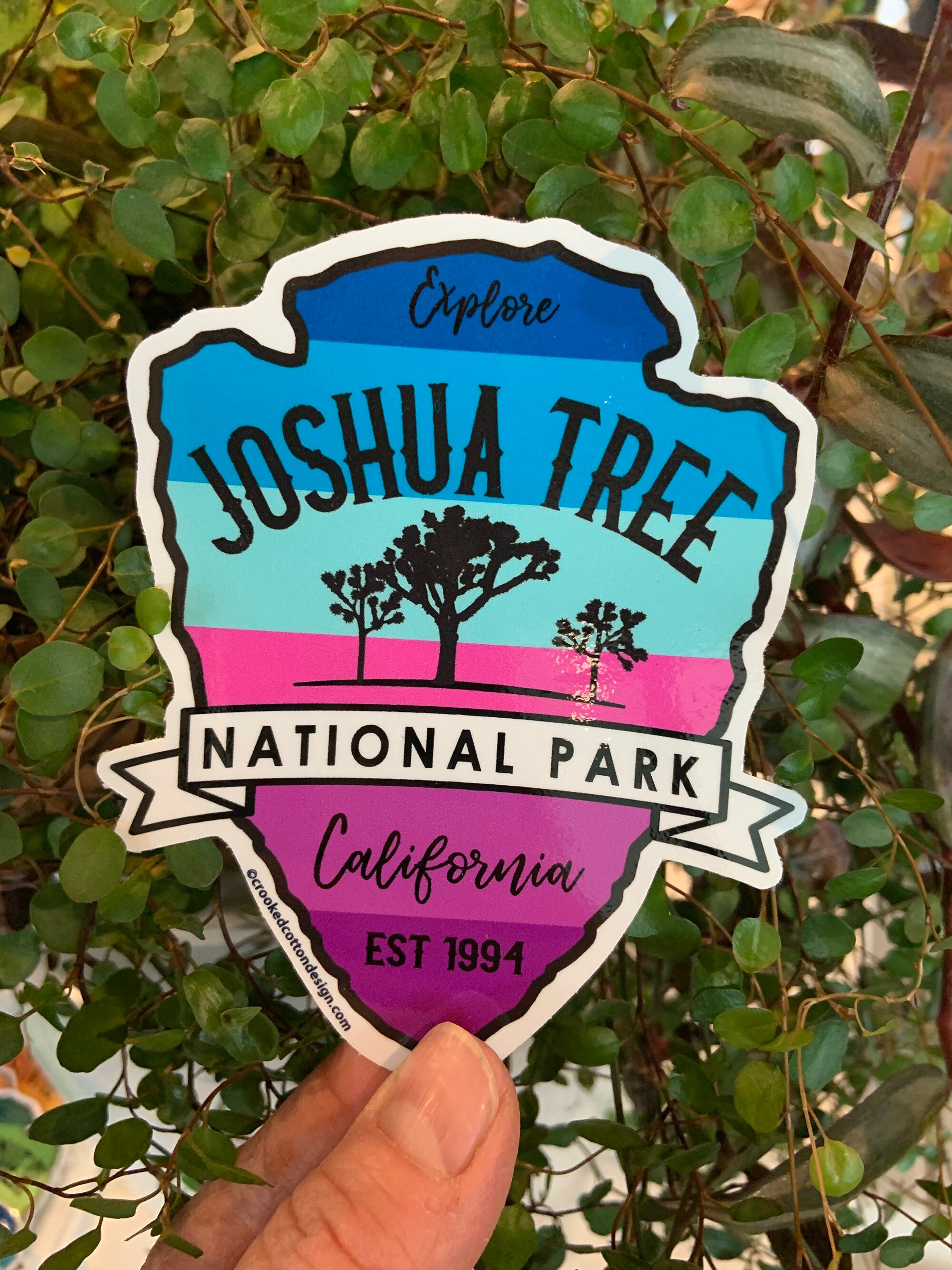 STICKER 1 Joshua National Park | California | Joshua Trees Forest ...