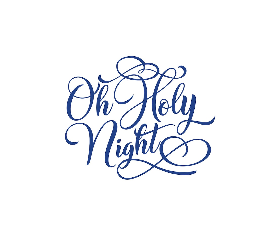 SVG CLIPART Oh Holy Night | Merry Christmas | Christmas SVG | Cutting ...