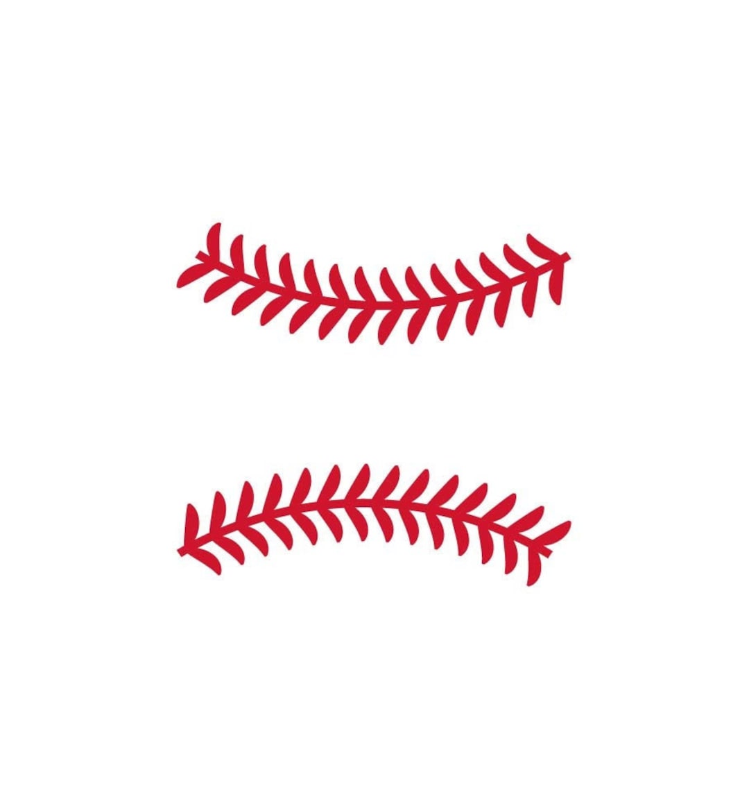 Softball Stitches Clipart