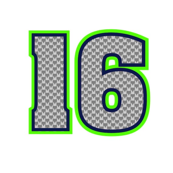 Number 16 Clipart