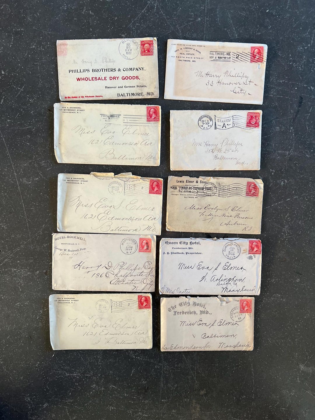 ANTIQUE EPHEMERA (1) Late 1800s or Early 1900s Antique Letters and Rare ...