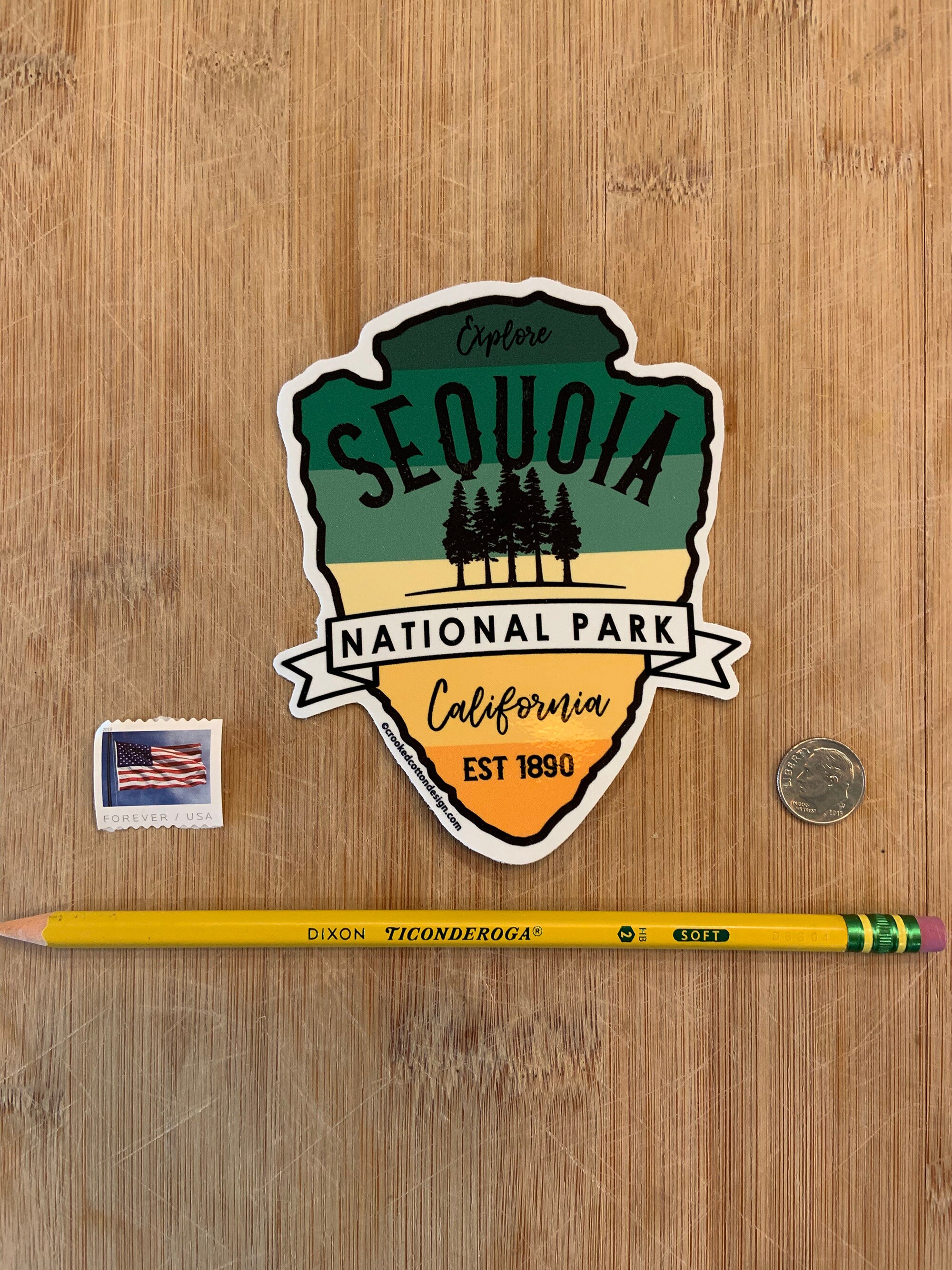 STICKER 1 Sequoia National Park California Sequoia Trees | Etsy
