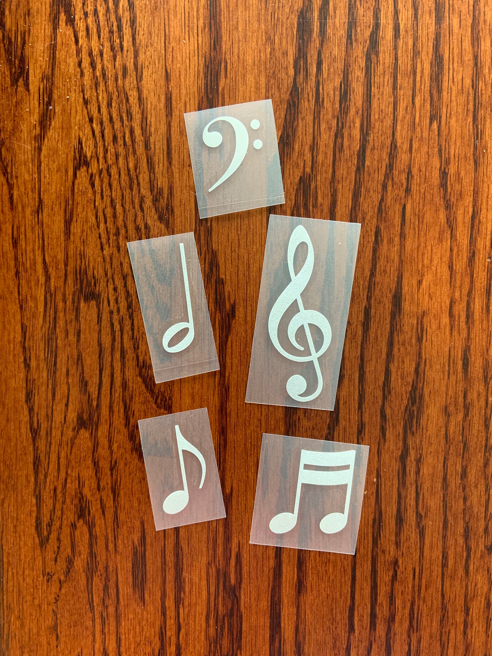 STICKER 1 Musical Note Sticker Half Note Eighth Note - Etsy