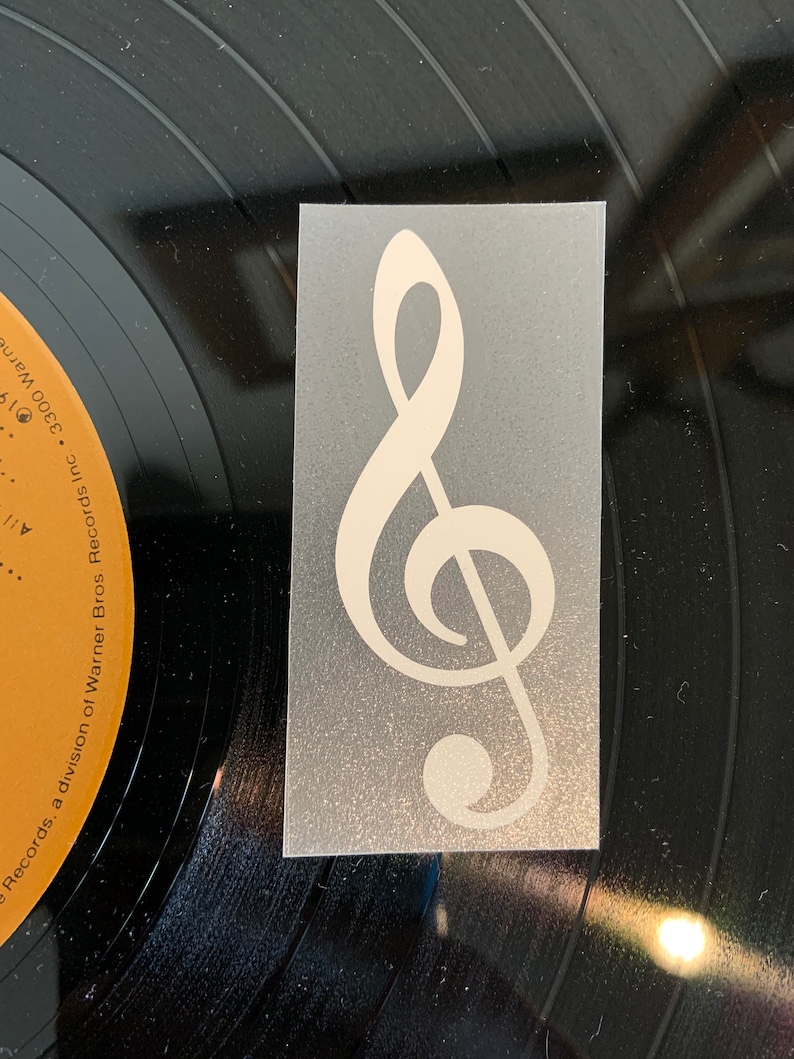 STICKER 1 Musical Note Sticker Half Note Eighth Note | Etsy