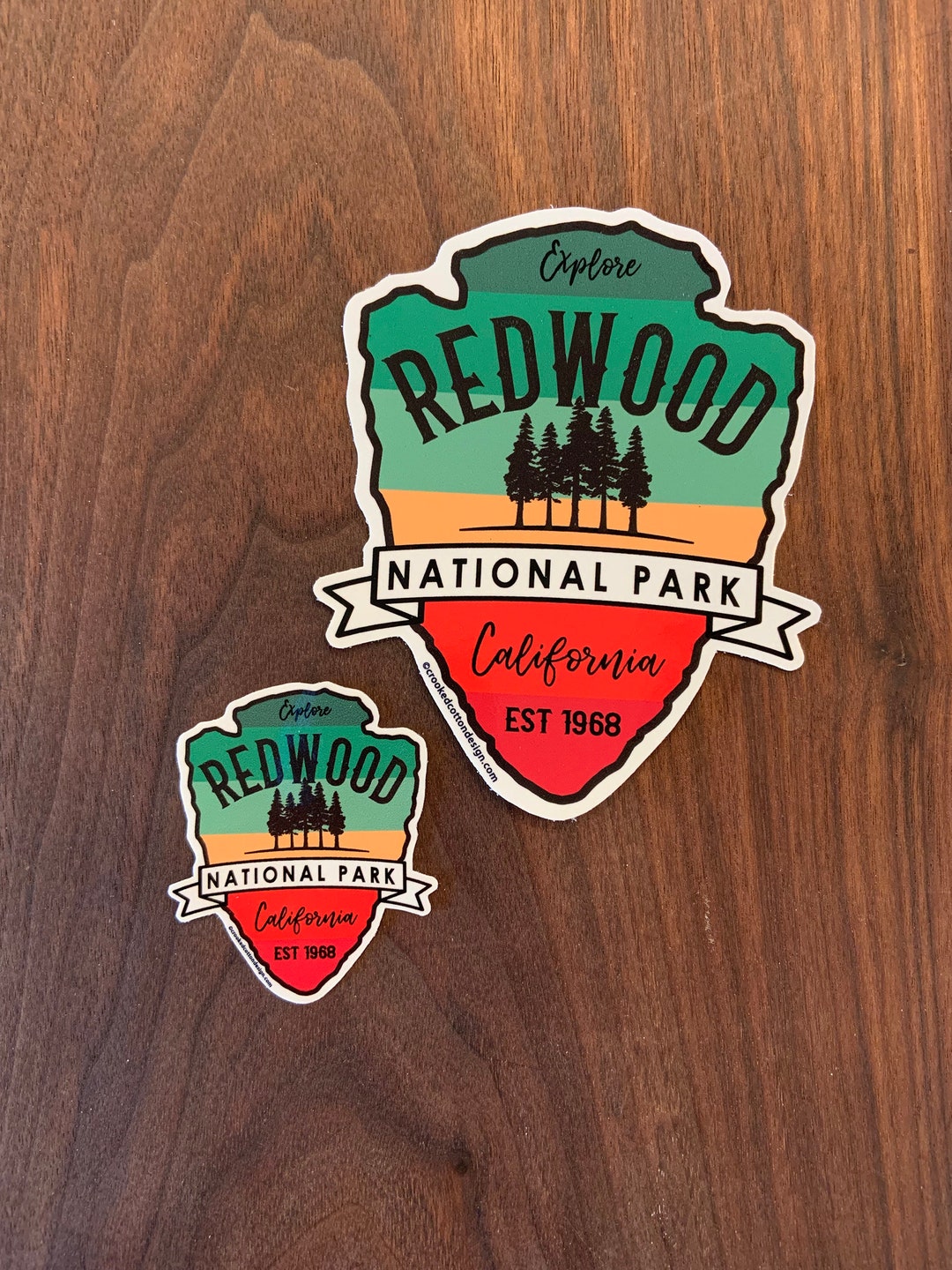 STICKER 1 Redwood National Park | California | Redwood Trees Forest ...