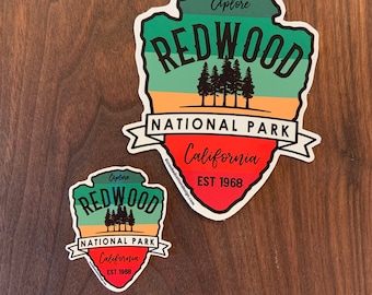 Redwood Sticker - Etsy