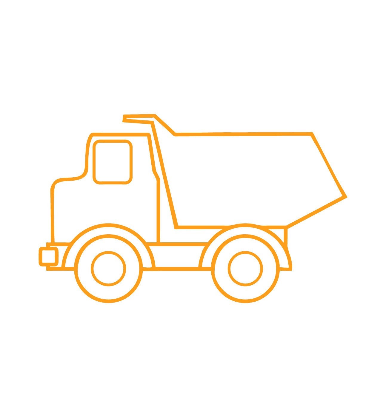 Dump Truck Outline