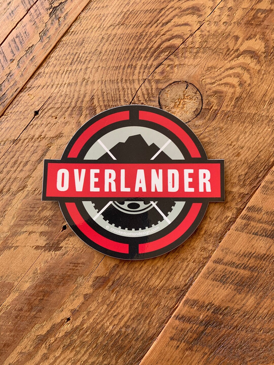 STICKER Overlander Circle Outdoor Rugged Vehicles - Etsy