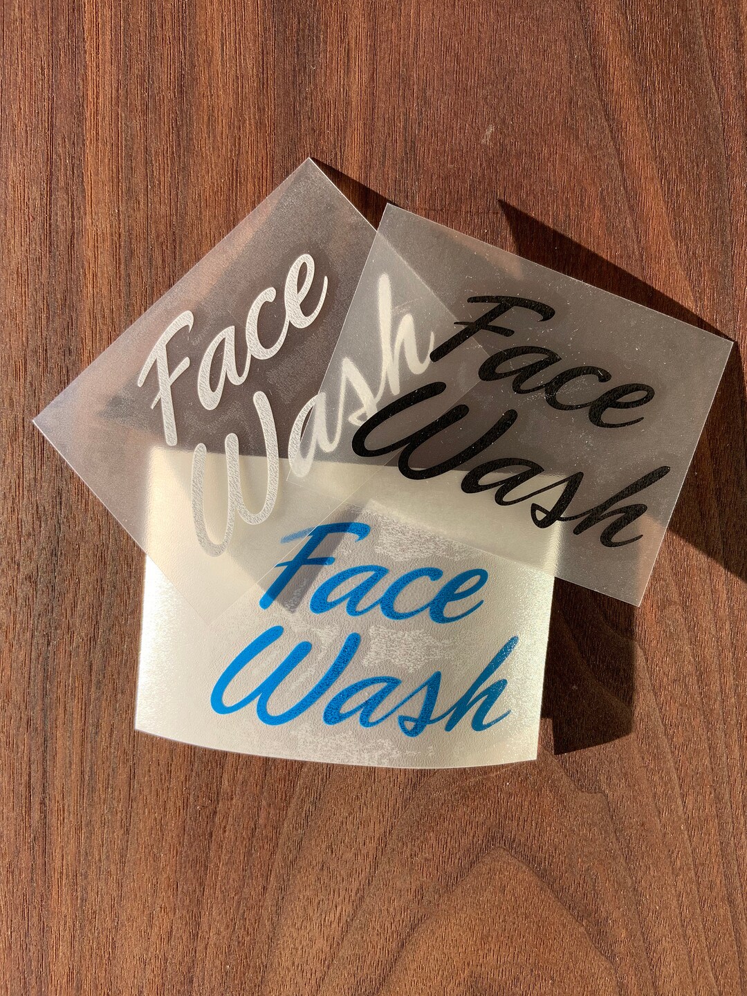 STICKER 1 Face Wash | Bathroom Toiletries | 2.6"wx1.75"t | Waterproof ...