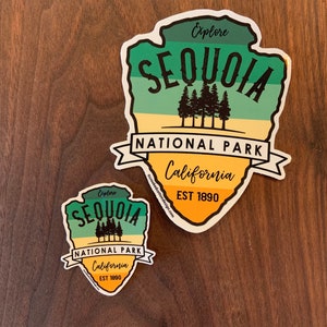 STICKER 1 Sequoia National Park | California | Sequoia Trees ...