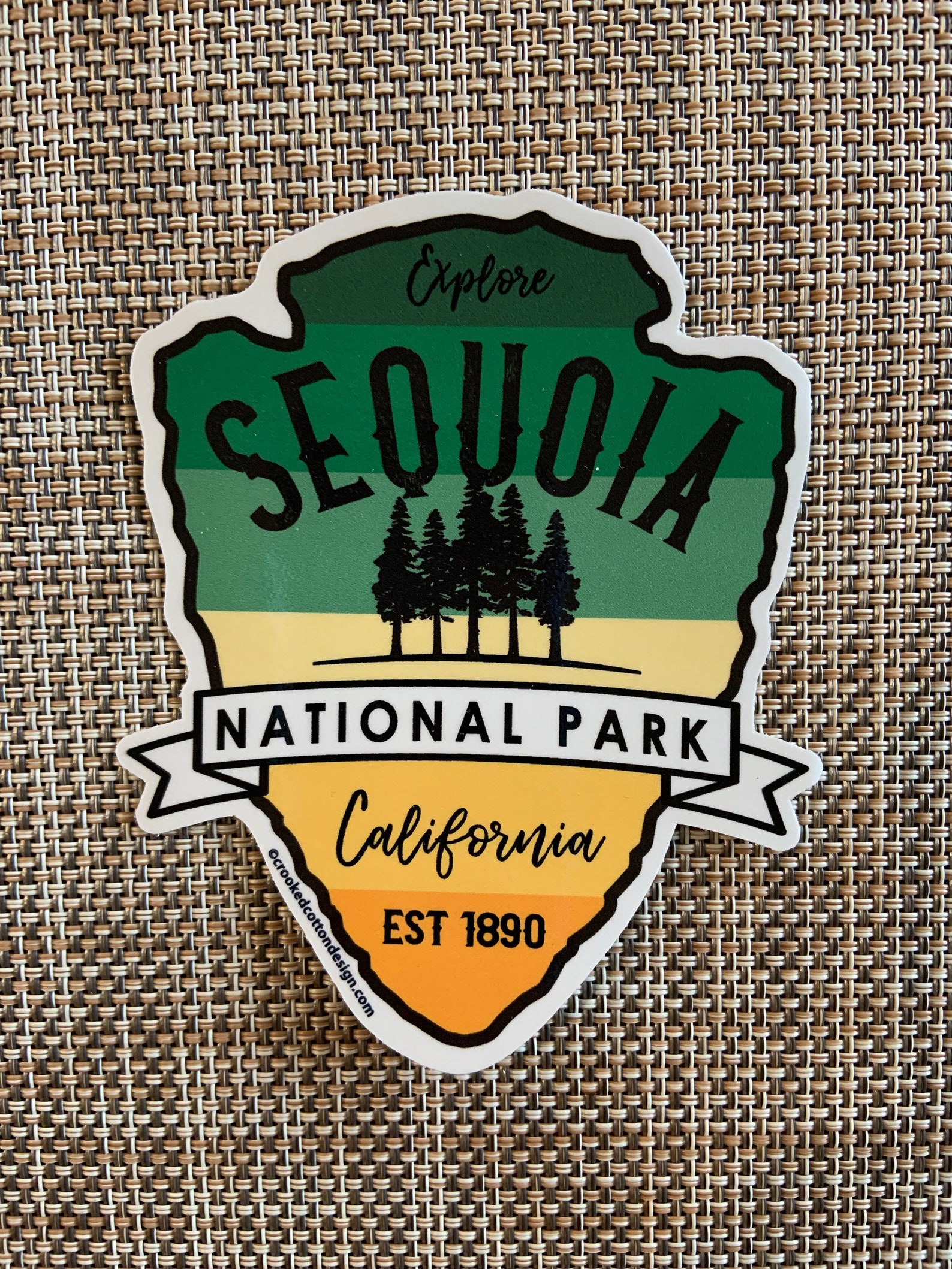 STICKER 1 Sequoia National Park California Sequoia Trees | Etsy