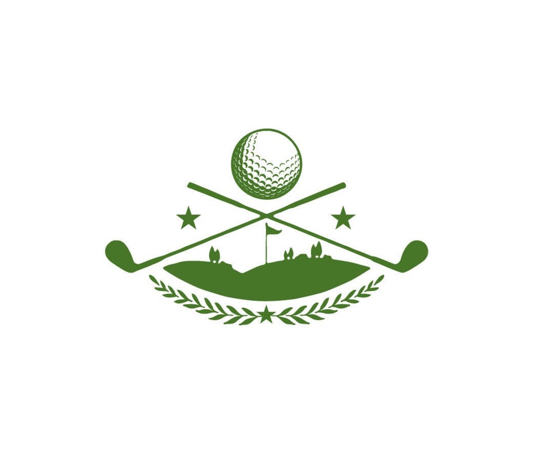 SVG CLIPART Golfing Crest | Golf | Cutting Machine Art | Instant ...