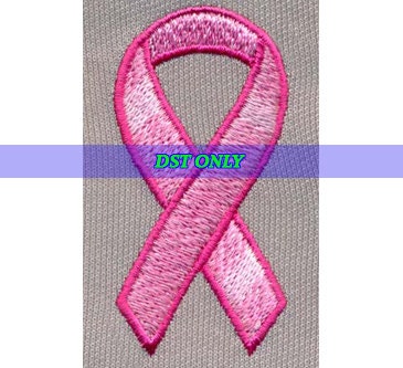 EMBROIDERY Pink Breast Cancer Awareness Ribbon Instant | Etsy