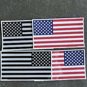 STICKER 1 USA Flag Left or Right Versions | United States of America ...