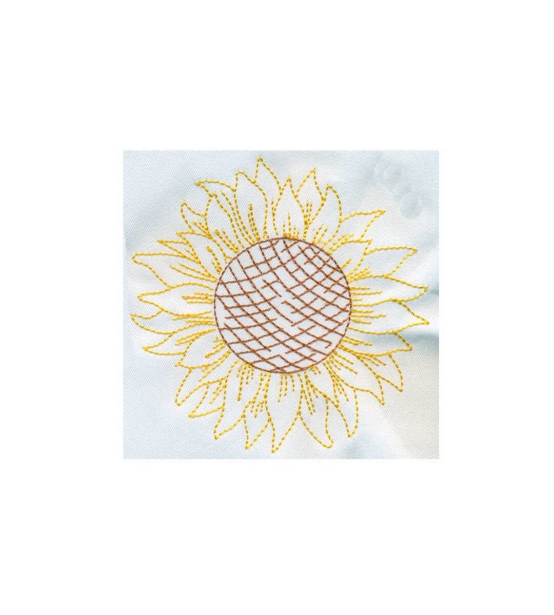 EMBROIDERY Sunflower | Bean Flower | Instant Digital Download - Etsy