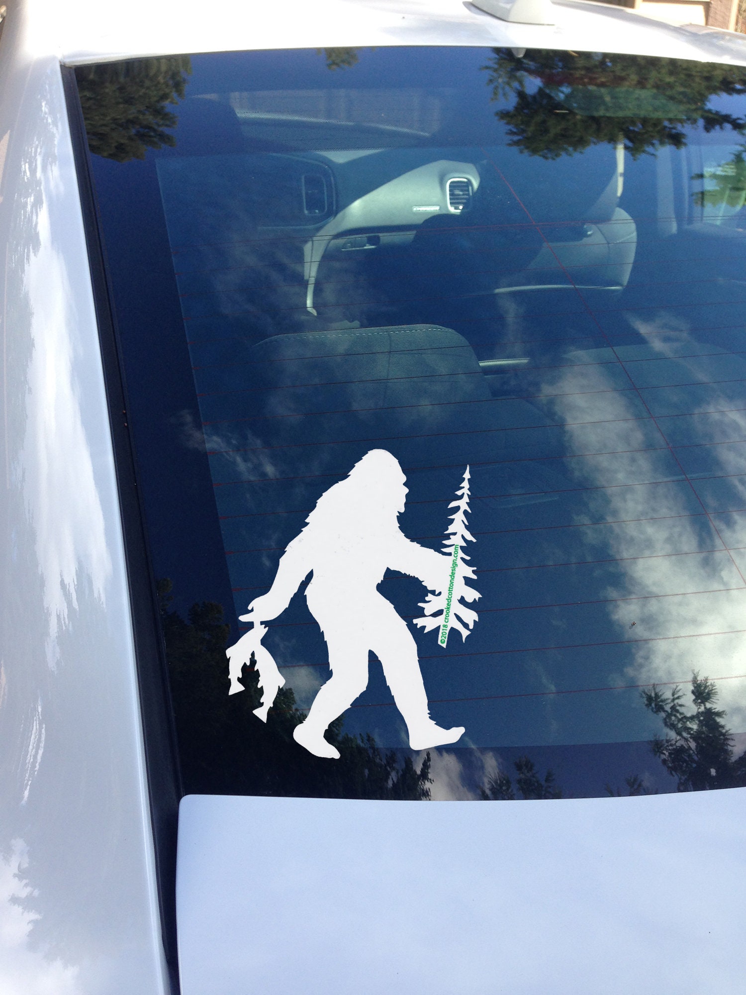 STICKER Yeti Sasquatch Big Foot 6t white or | Etsy