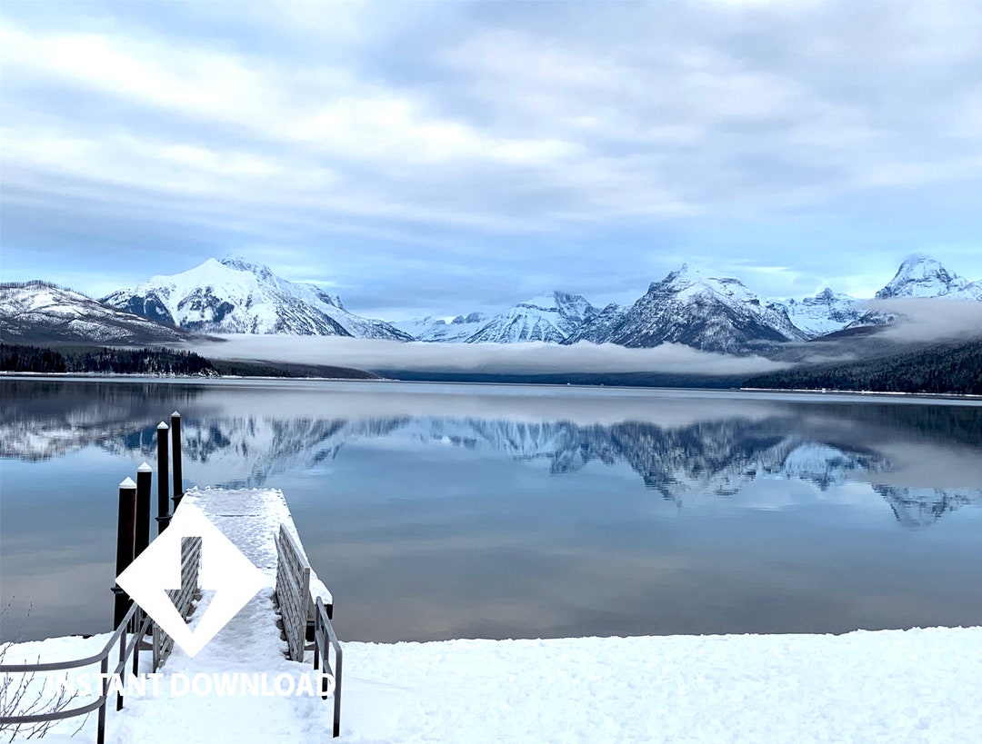 PHOTO Glacier National Park | Apgar Village | Lake Mcdonald | Montana ...