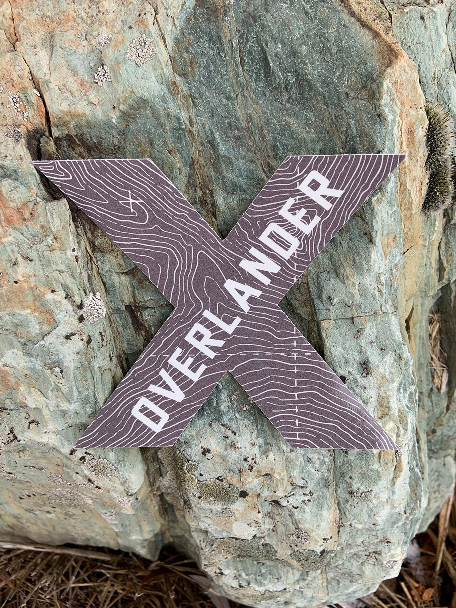 STICKER 1 Overlander Topographic X Outdoor Rugged Vehicles | Etsy