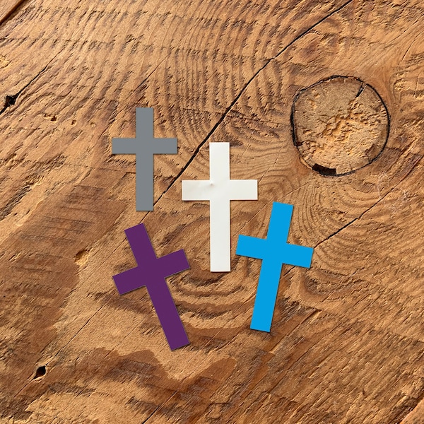 Purple Cross Stickers - Etsy
