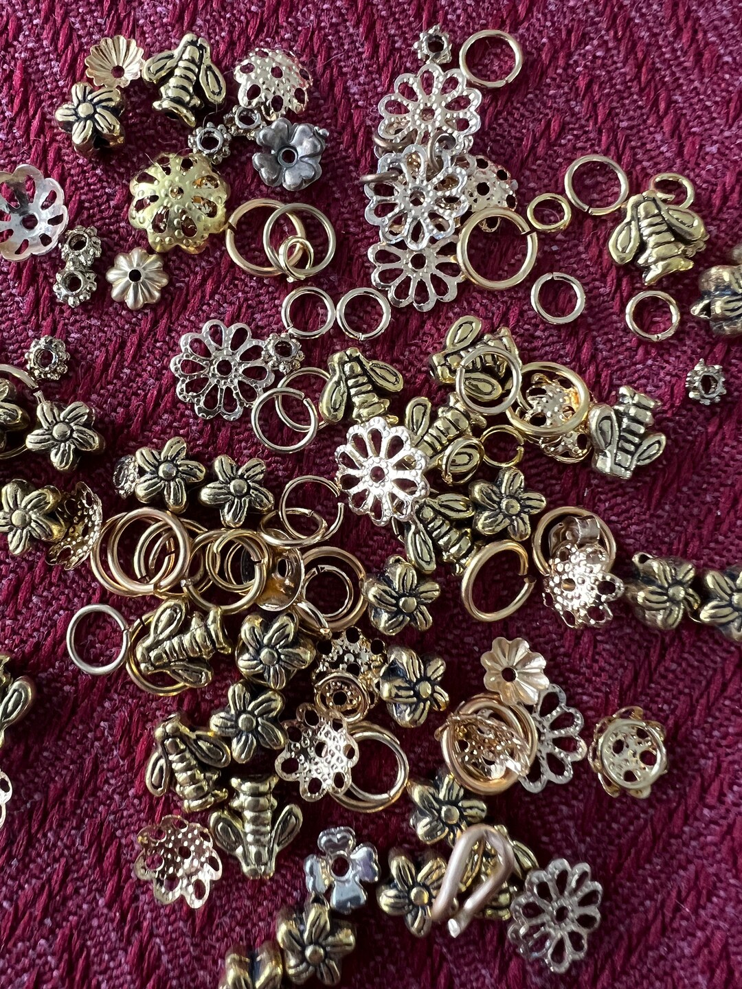 JEWELRY Making Supply | 118 Vintage Gold Metal MISC Charms or ...