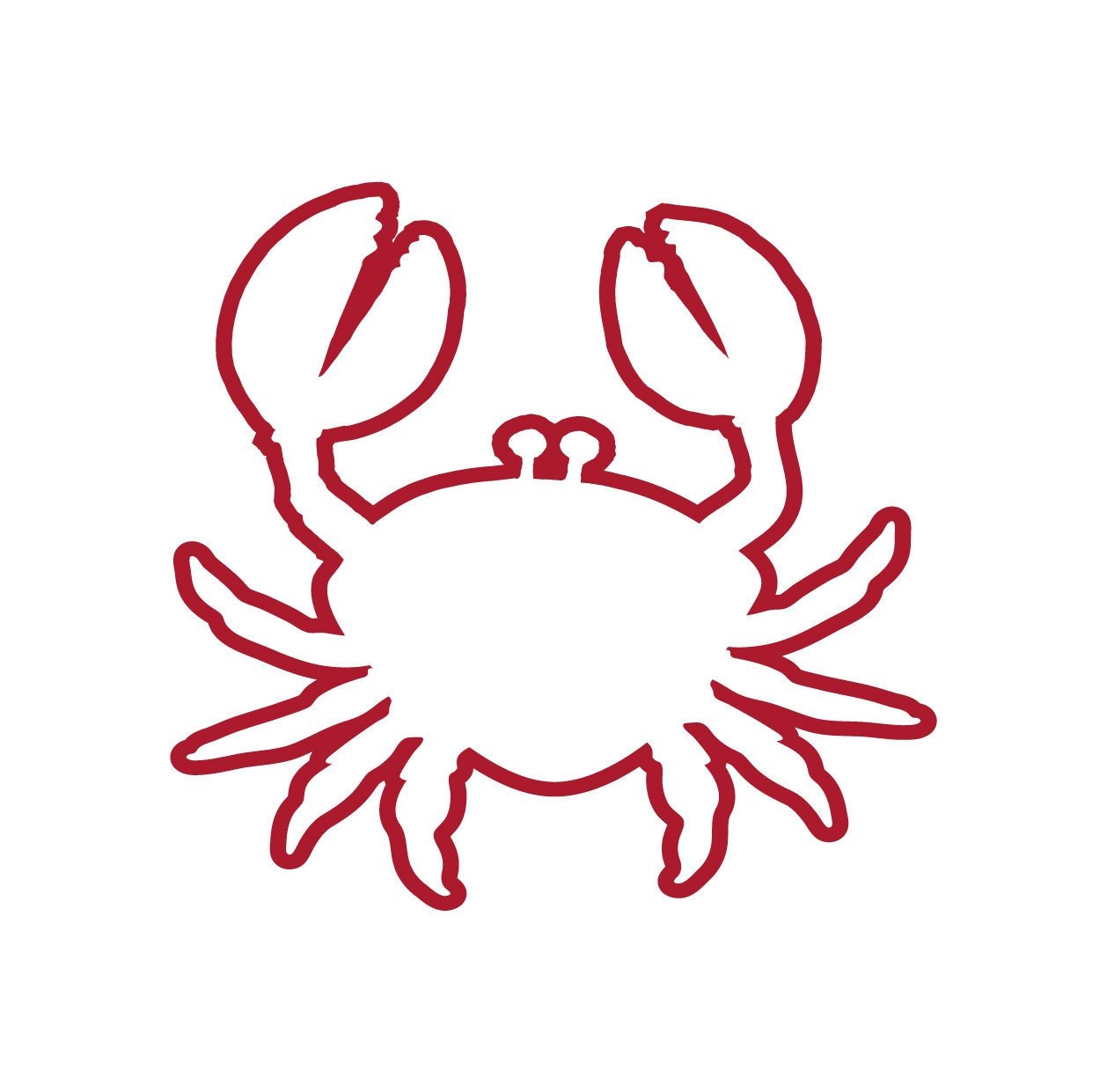 Crab Outline Clip Art