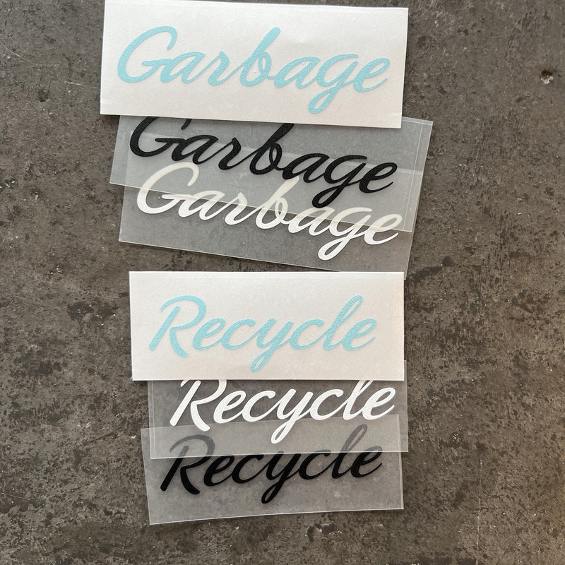 1 Recycling Decal - Etsy