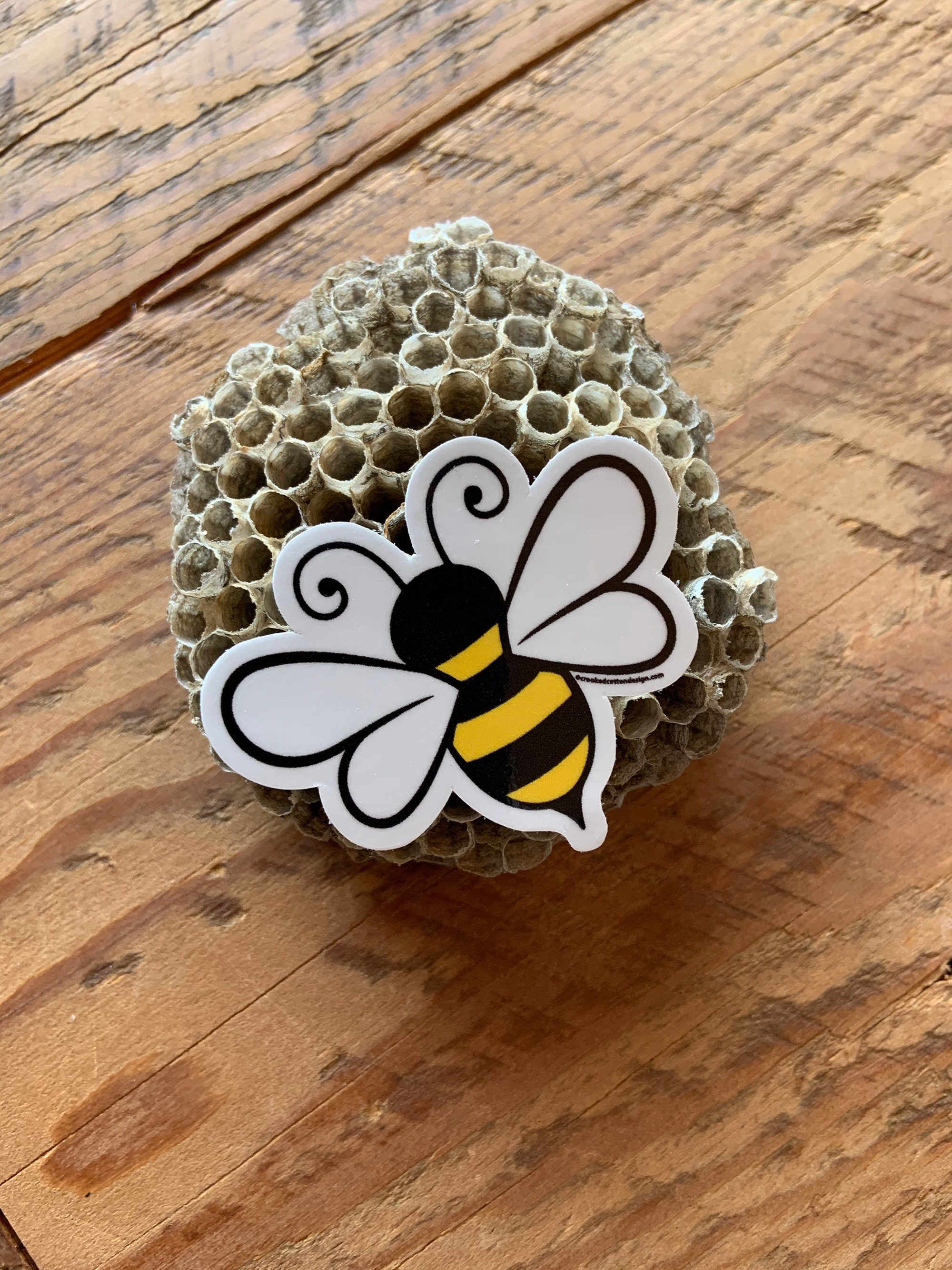 STICKER Cute Bee Bumble Bee Waterproof 2.25w X - Etsy