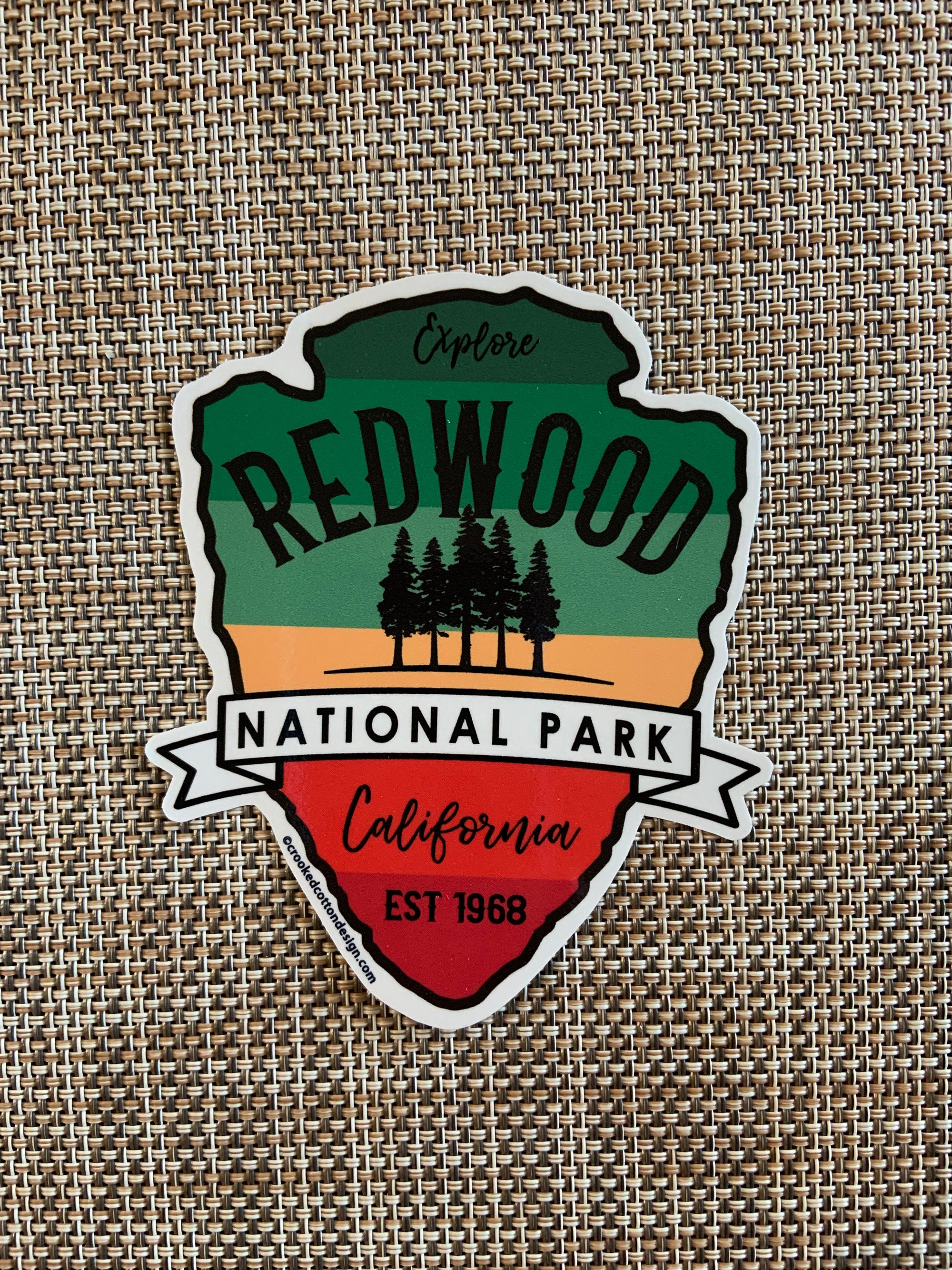 STICKER 1 Redwood National Park California Redwood Trees - Etsy