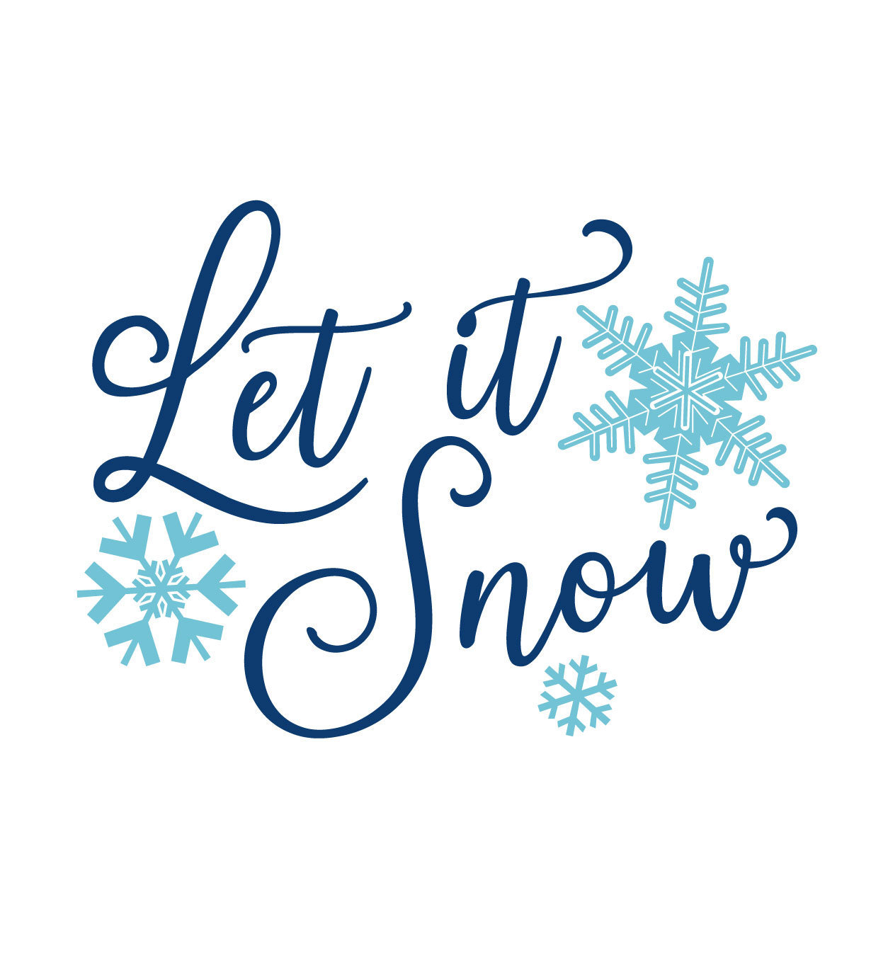 Let It Snow Clip Art