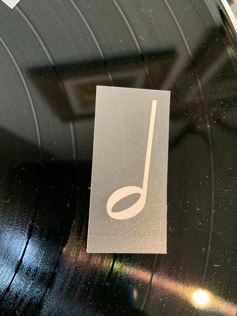 STICKER 1 Musical Note Sticker Half Note Eighth Note | Etsy