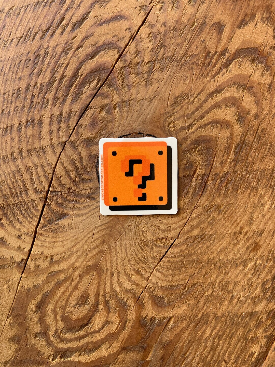 STICKER Video Game Icon Question Mark Hidden Square Mario Waterproof 1 ...