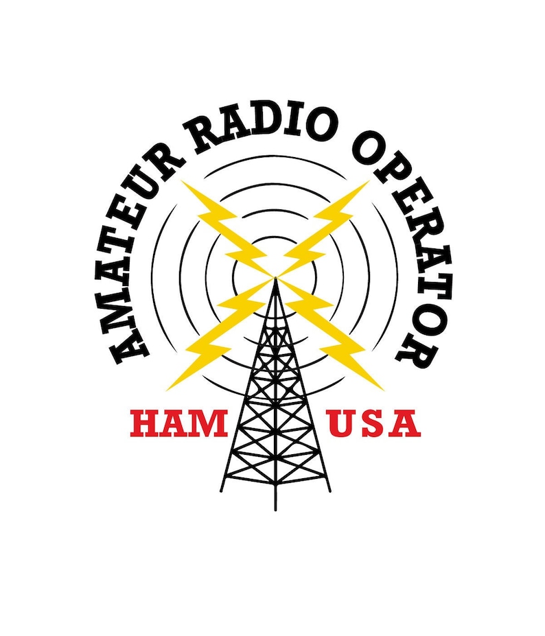 SVG CLIPART Ham Amateur Radio Operator | Cutting Machine Art | Instant ...