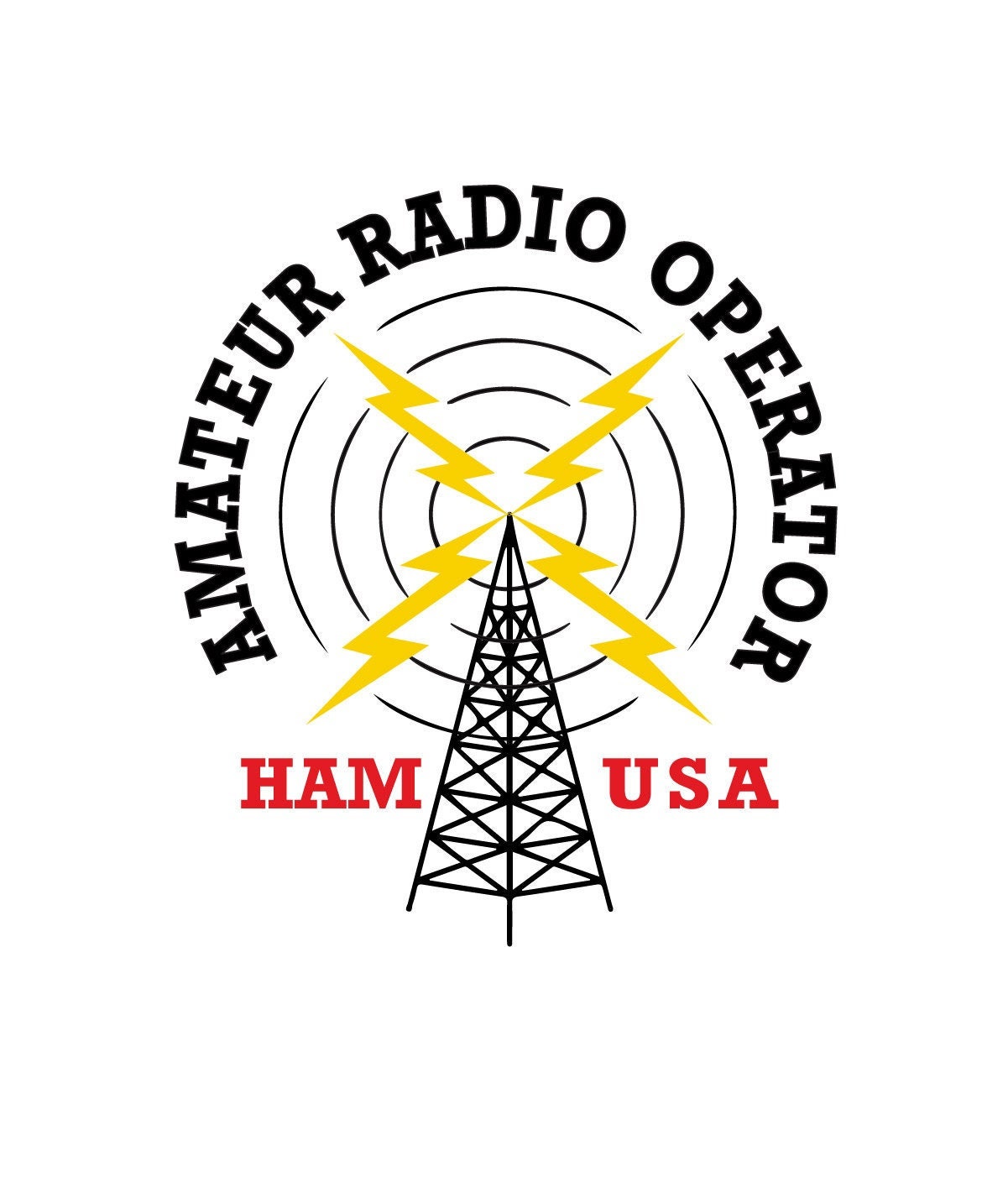 SVG CLIPART Ham Amateur Radio Operator | Cutting Machine Art | Instant ...